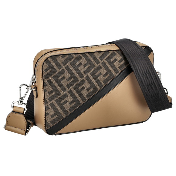 Fendi | Bags | Fendi Diagonal Leather Camera Bag Brown | Poshmark